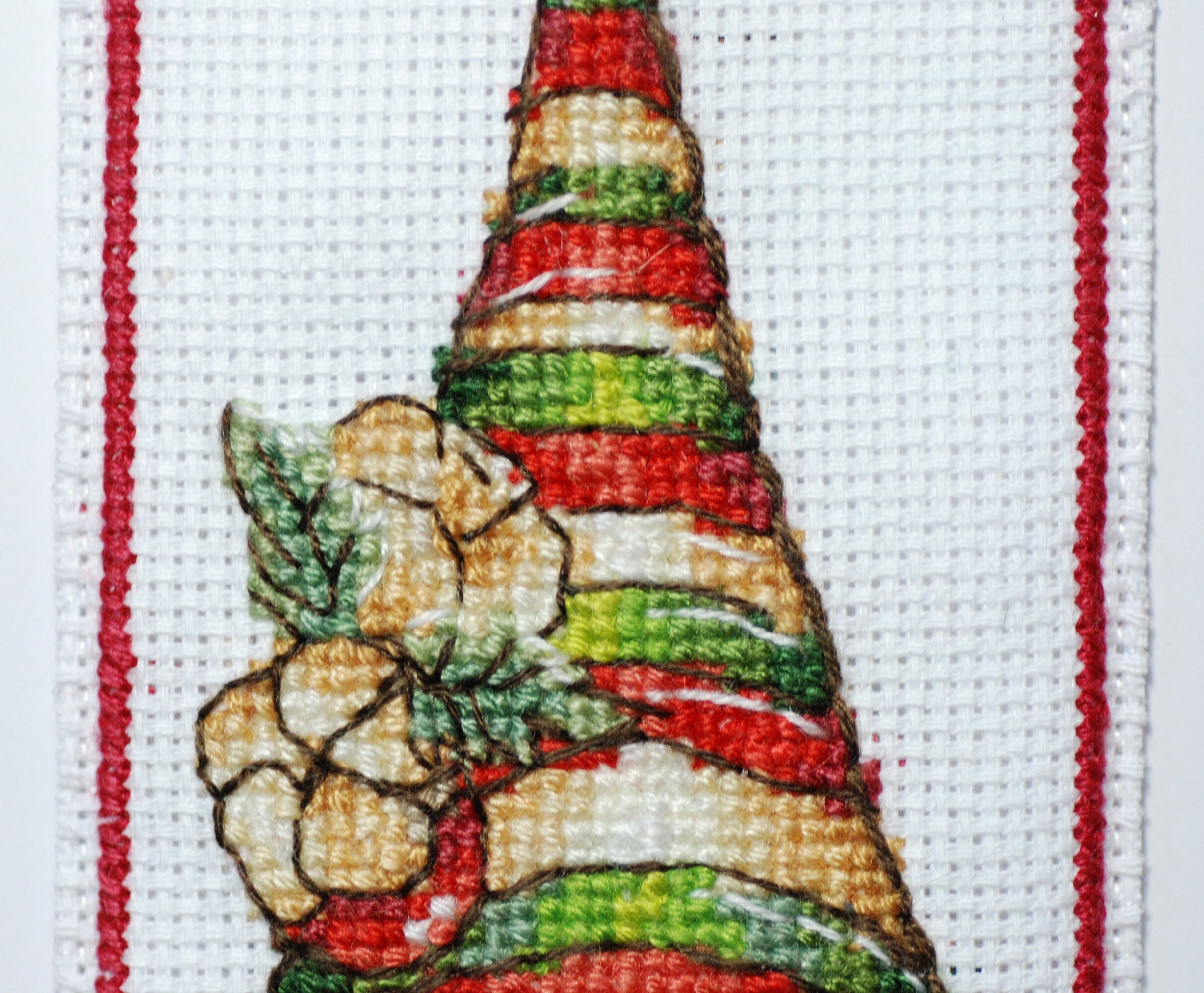 Christmas Gnome Cross Stitch Bookmarks, New Completed (3 Patterns) - Etsy