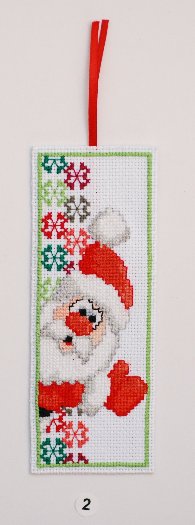 Christmas Bookmarks New Complete Cross Stitch (4 Patterns) - Etsy