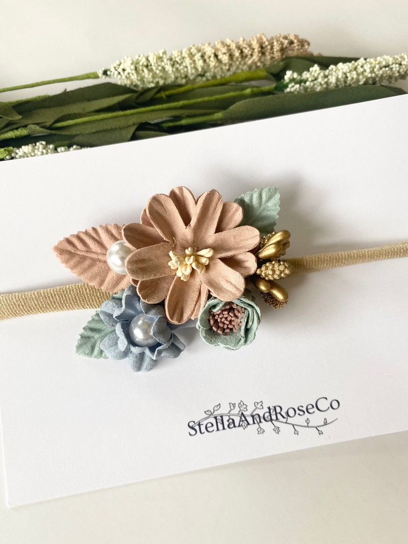 Flower Baby Headband Newborn Baby Headband Newborn Baby - Etsy