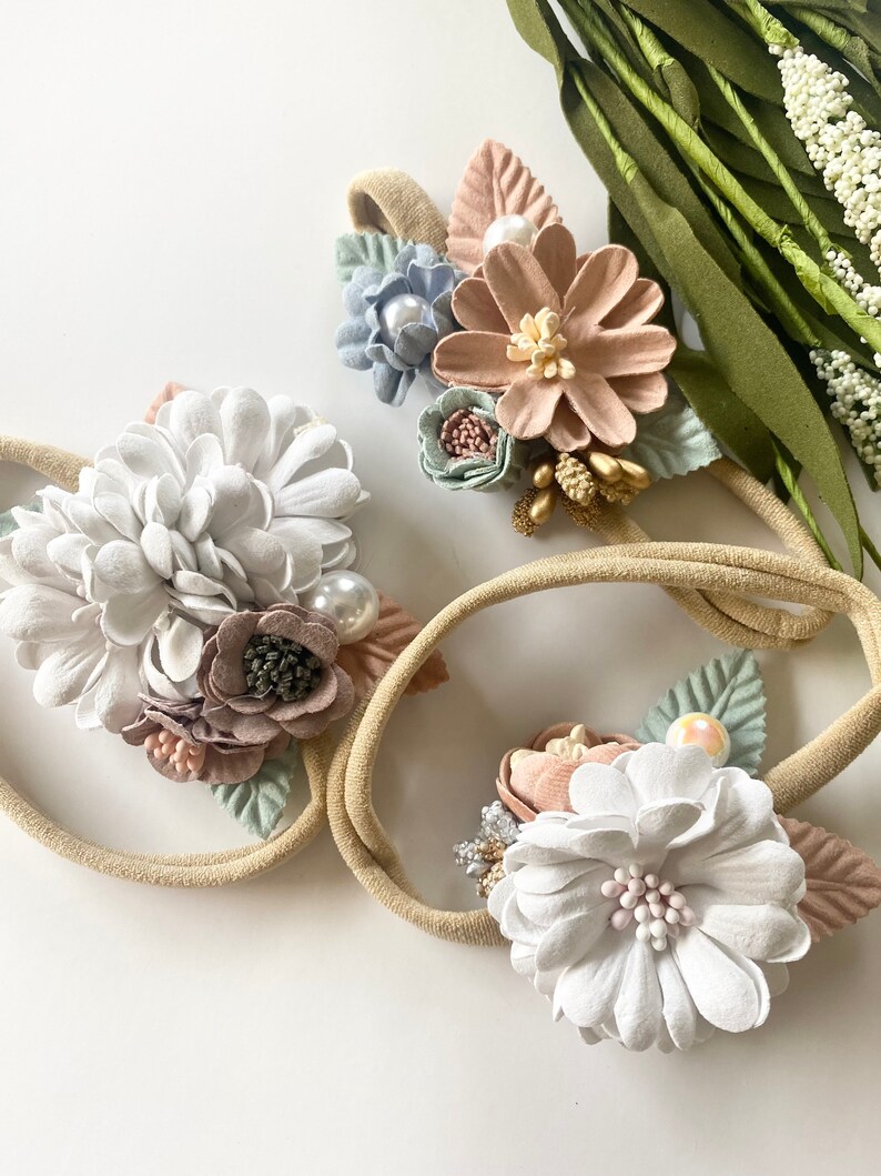 Flower Baby Headband Newborn Baby Headband Newborn Baby - Etsy