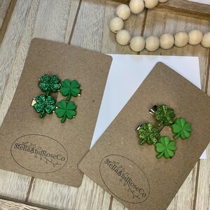 Shamrock Hair Clips, Shamrock Hair Accessories, St Patrick’s Day Hair ...