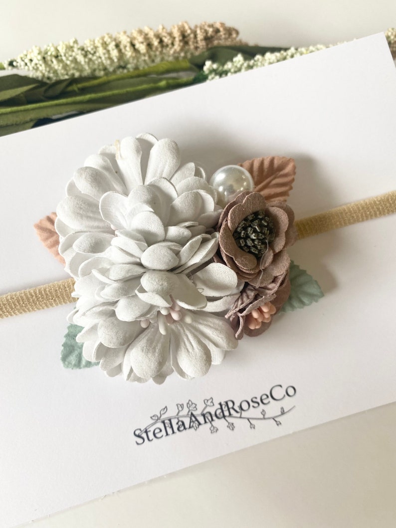 Flower Baby Headband Newborn Baby Headband Newborn Baby - Etsy