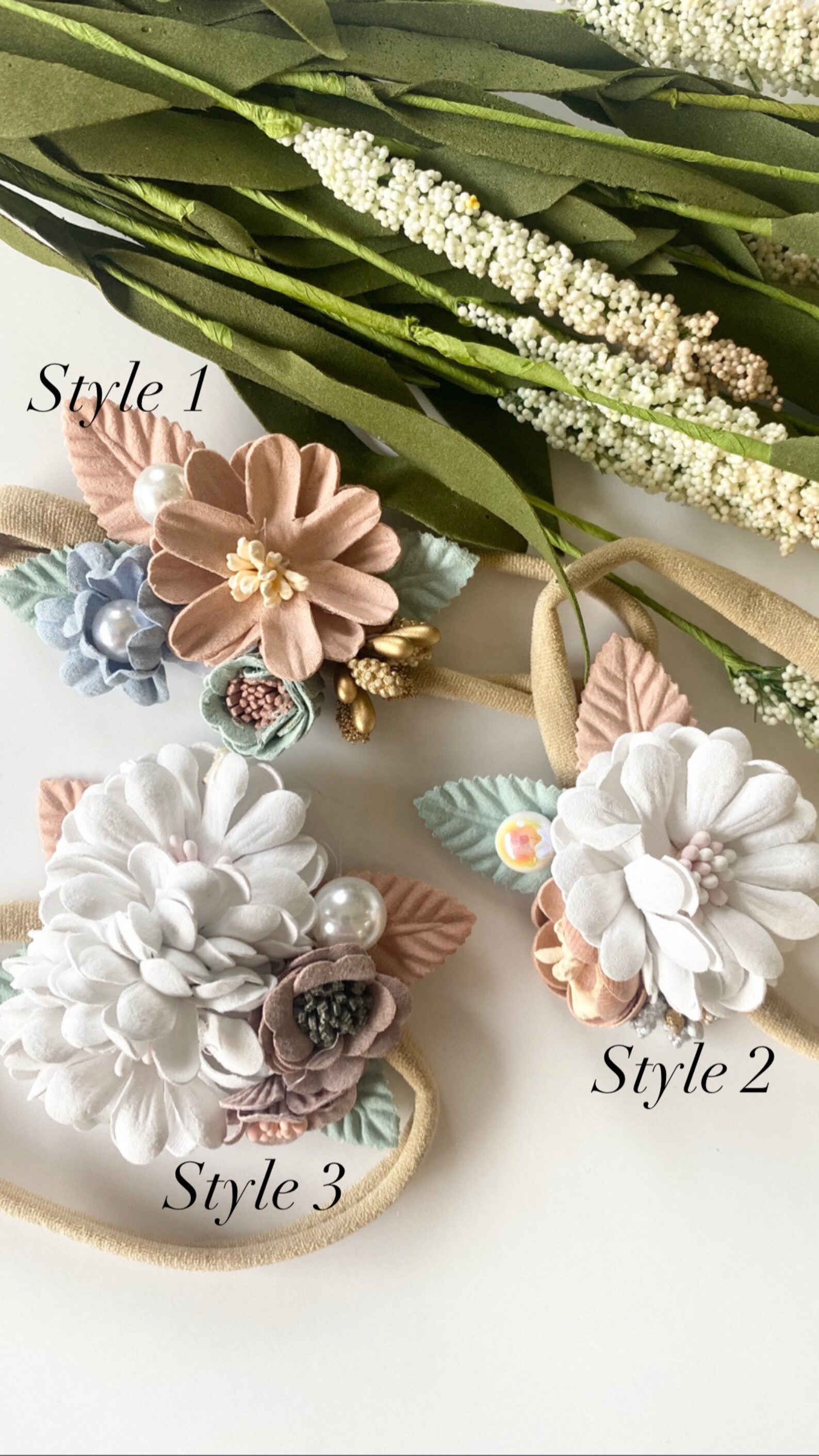 Flower Baby Headband Newborn Baby Headband Newborn Baby - Etsy