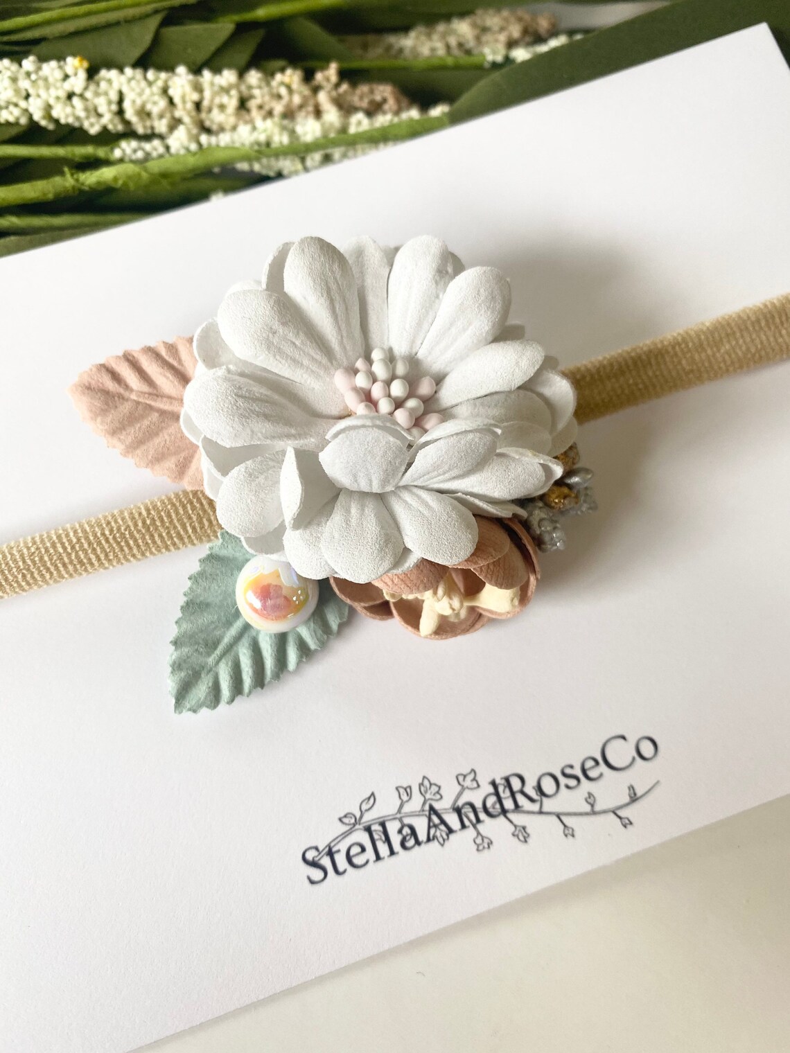Flower Baby Headband Newborn Baby Headband Newborn Baby - Etsy