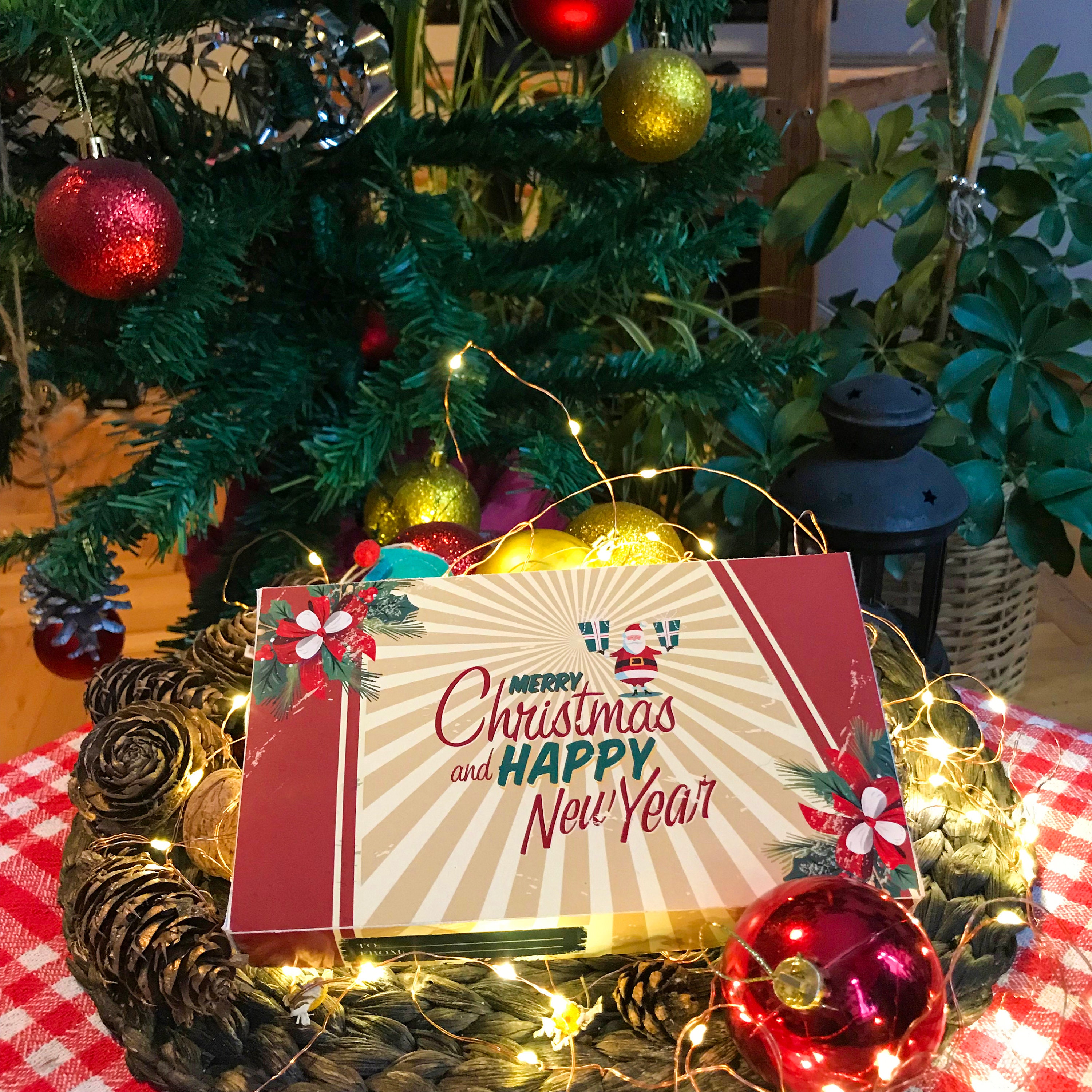 Printable Digital Vintage Merry Christmas Gift Box, INSTANT DOWNLOAD ...