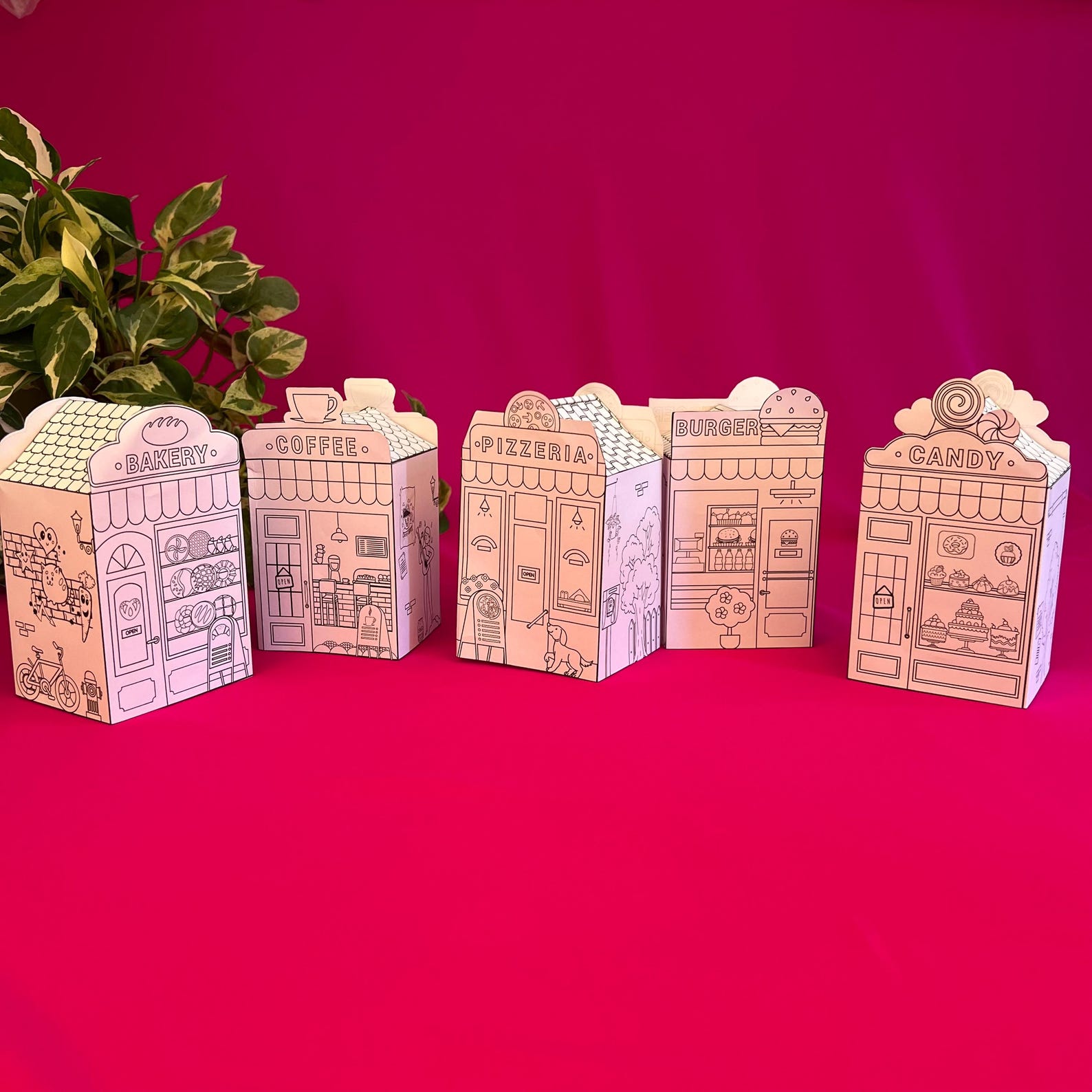 Printable Shopping Stores, Printable Paper Stores Bakery, Coffe, Candy ...
