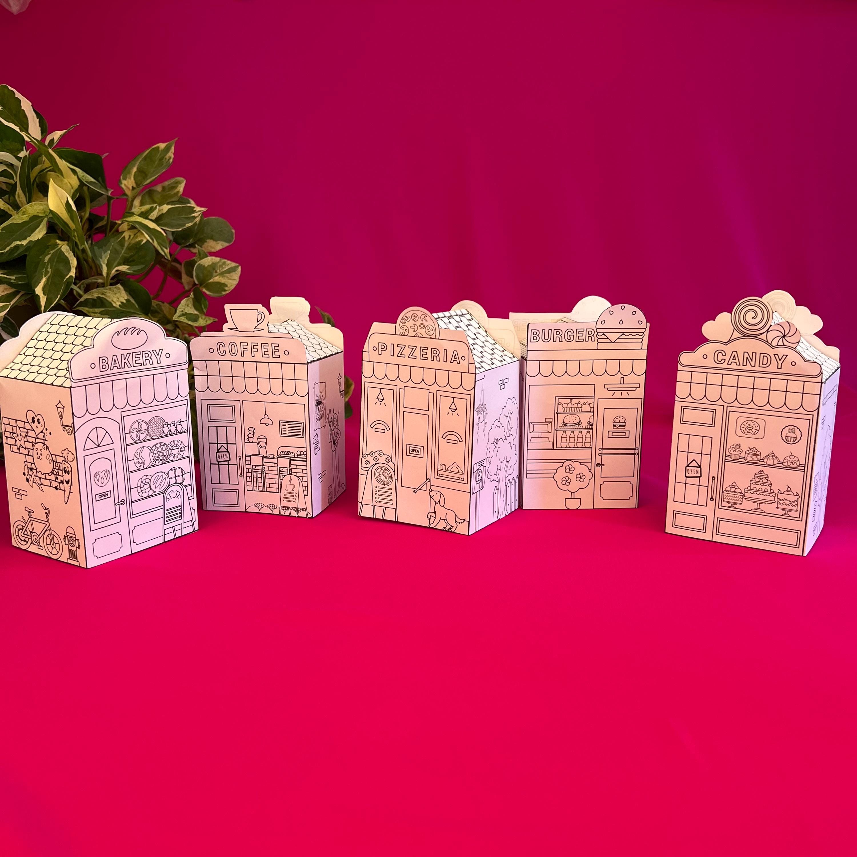 Printable Shopping Stores, Printable Paper Stores Bakery, Coffe, Candy ...