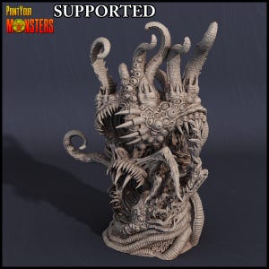 Giant Chaos Beast 3d Printed Miniature for Painting, Tabletop Game, Dnd ...