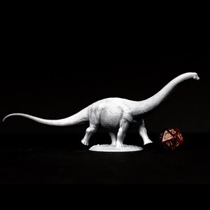 Brontosaurus | 3d Printed Miniature for Painting, Tabletop Game, Dnd ...