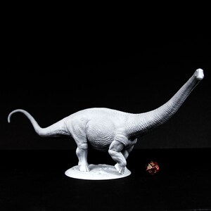 Brontosaurus | 3d Printed Miniature for Painting, Tabletop Game, Dnd ...