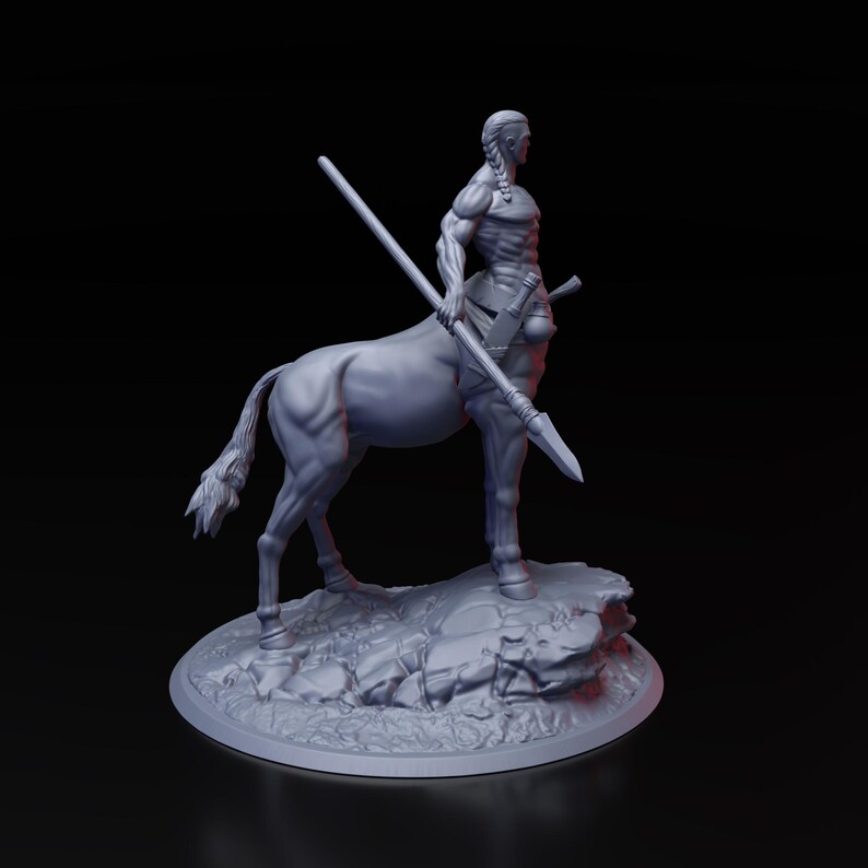 Centaure | 3d Printed Miniature for Painting, Tabletop Game, Dnd ...