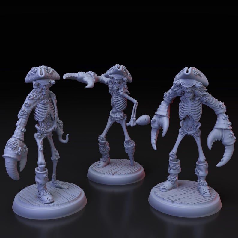Giant Crab Pirate Ship | Undead Pirates | 3d Printed Miniature for ...