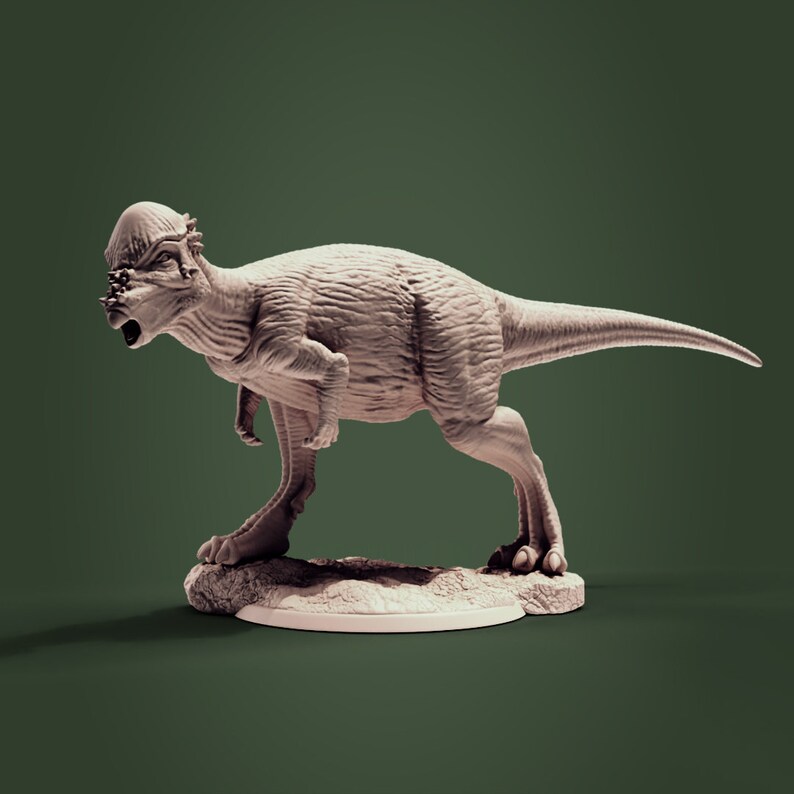 Pachycephalosaurus | 3d Printed Miniature for Painting, Tabletop Game ...
