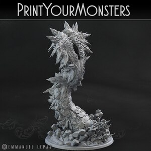 Rimesquam Worm | 3d Printed Miniature for Painting, Tabletop Game, Dnd ...