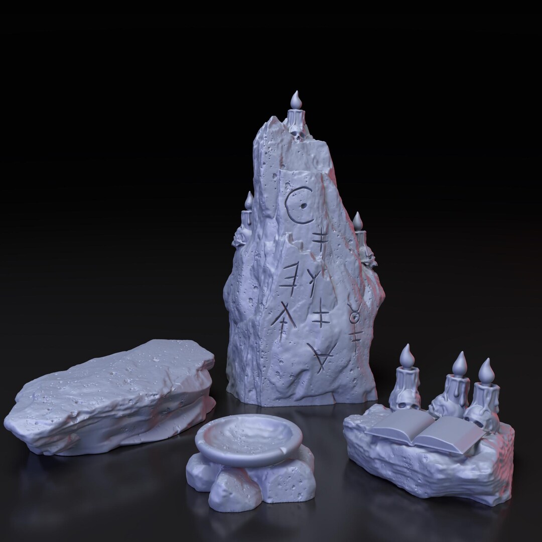 Sacrificial Stones | 3d Printed Miniature for Painting, Tabletop Game ...