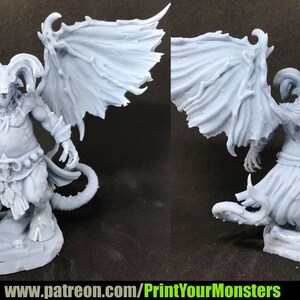 Orcus Demon | 3d Printed Miniature for Painting, Tabletop Game, Dnd ...