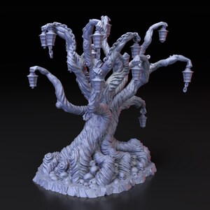 Witch Tree | 3d Printed Miniature for Painting, Tabletop Game, Dnd ...