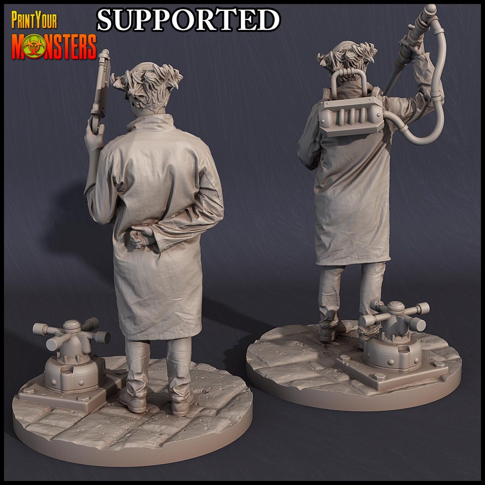 Dr Richler's Horrifying Laboratory | 3d Printed Miniature for Painting ...