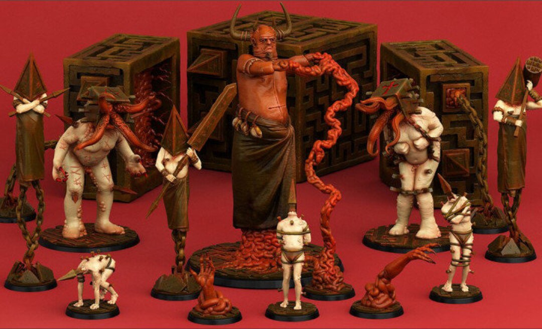In the Clutches of Terror 3d Printed Miniature for Painting, Tabletop ...
