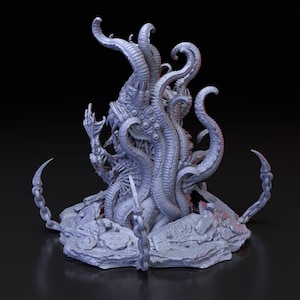 Giant Chaos Beast | 3d Printed Miniature for Painting, Tabletop Game ...