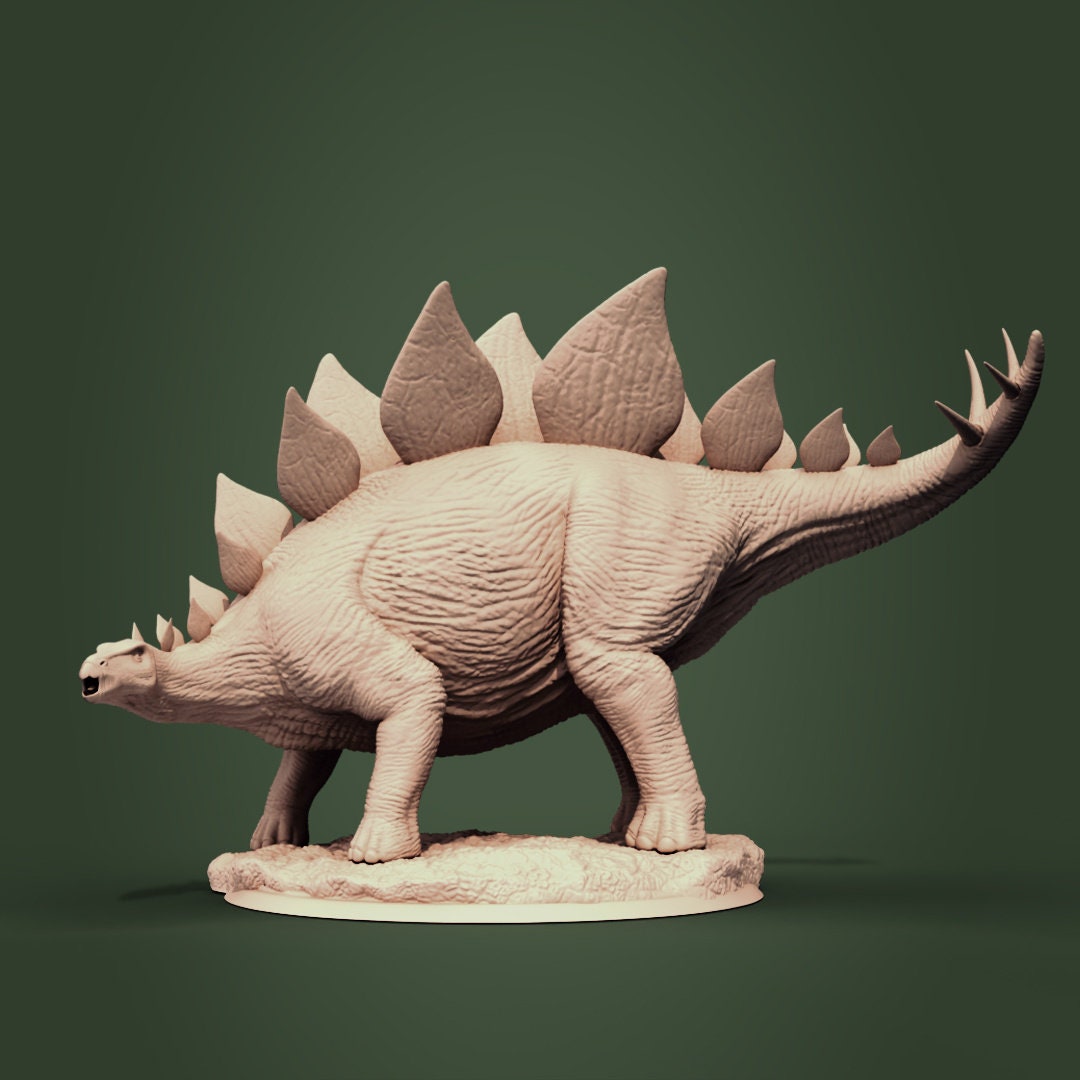 Stegosaurus | 3d Printed Miniature for Painting, Tabletop Game, Dnd ...