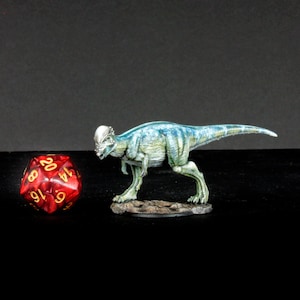 Pachycephalosaurus | 3d Printed Miniature for Painting, Tabletop Game ...