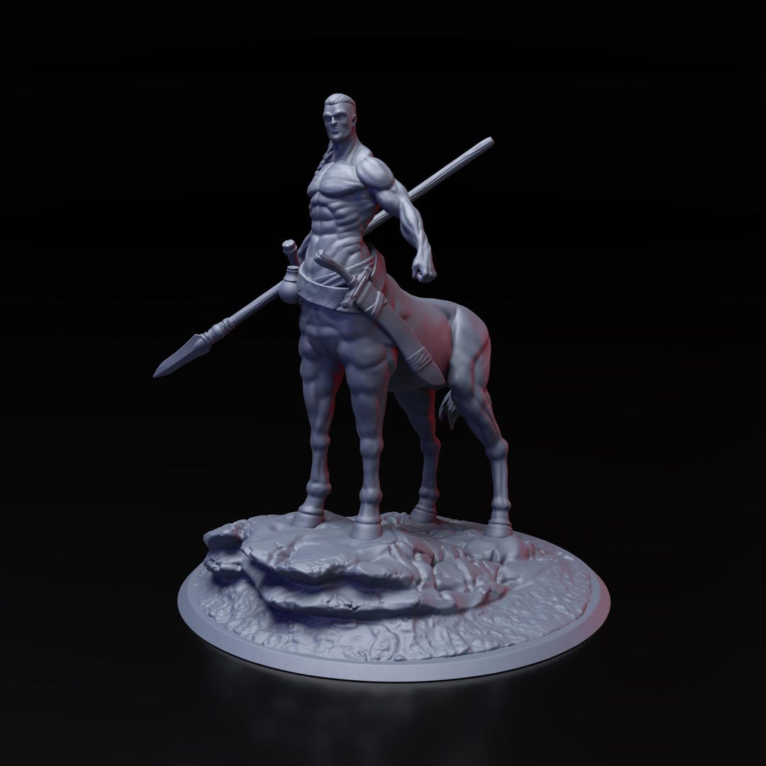 Centaure | 3d Printed Miniature for Painting, Tabletop Game, Dnd ...