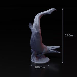 Mosasaurus | 3d Printed Miniature for Painting, Tabletop Game, Dnd ...