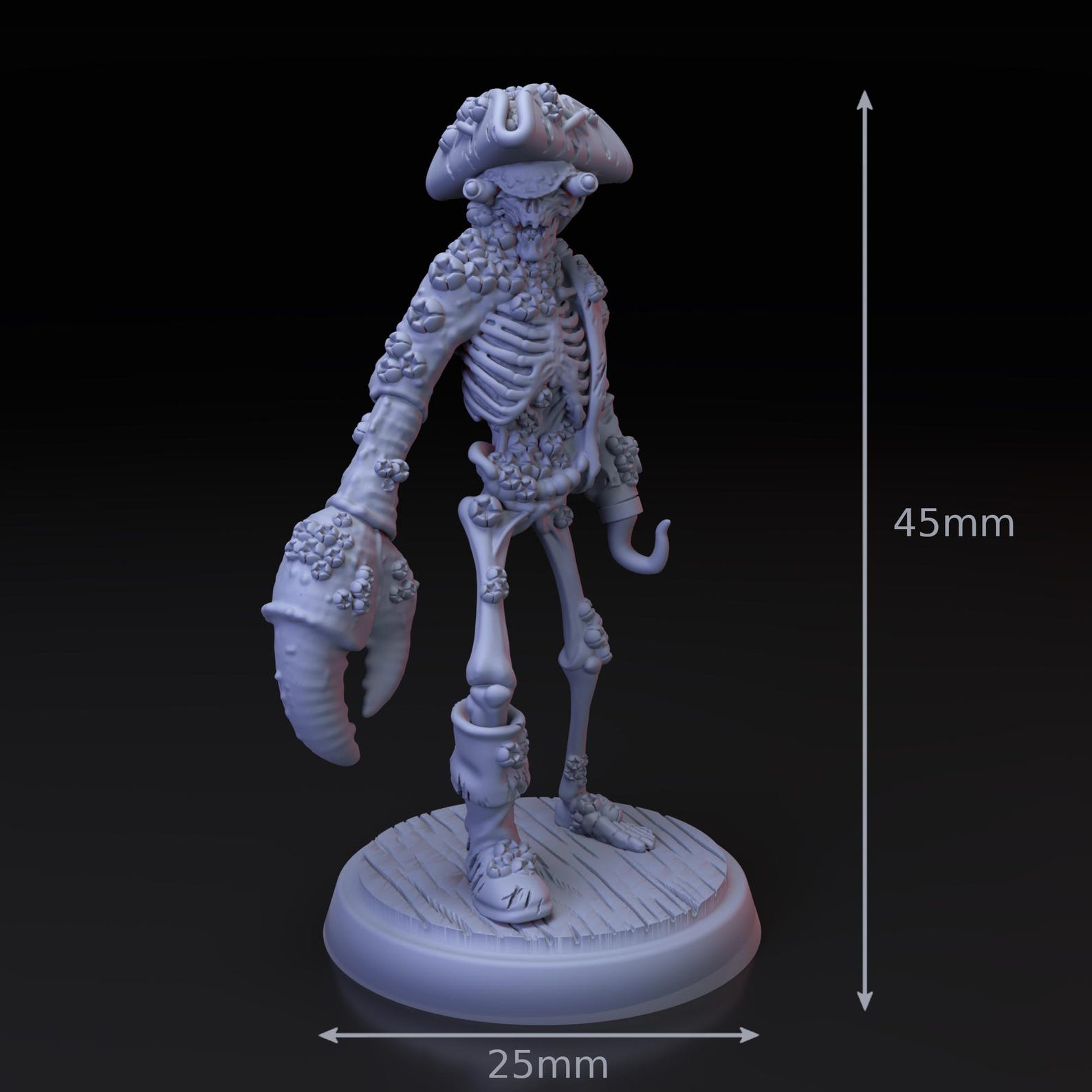 Giant Crab Pirate Ship | Undead Pirates | 3d Printed Miniature for ...