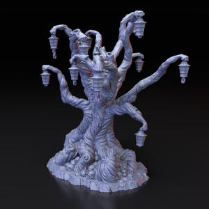 Witch Tree | 3d Printed Miniature for Painting, Tabletop Game, Dnd ...