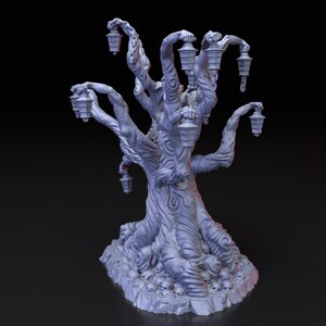 Witch Tree | 3d Printed Miniature for Painting, Tabletop Game, Dnd ...