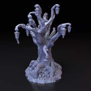 Witch Tree | 3d Printed Miniature for Painting, Tabletop Game, Dnd ...