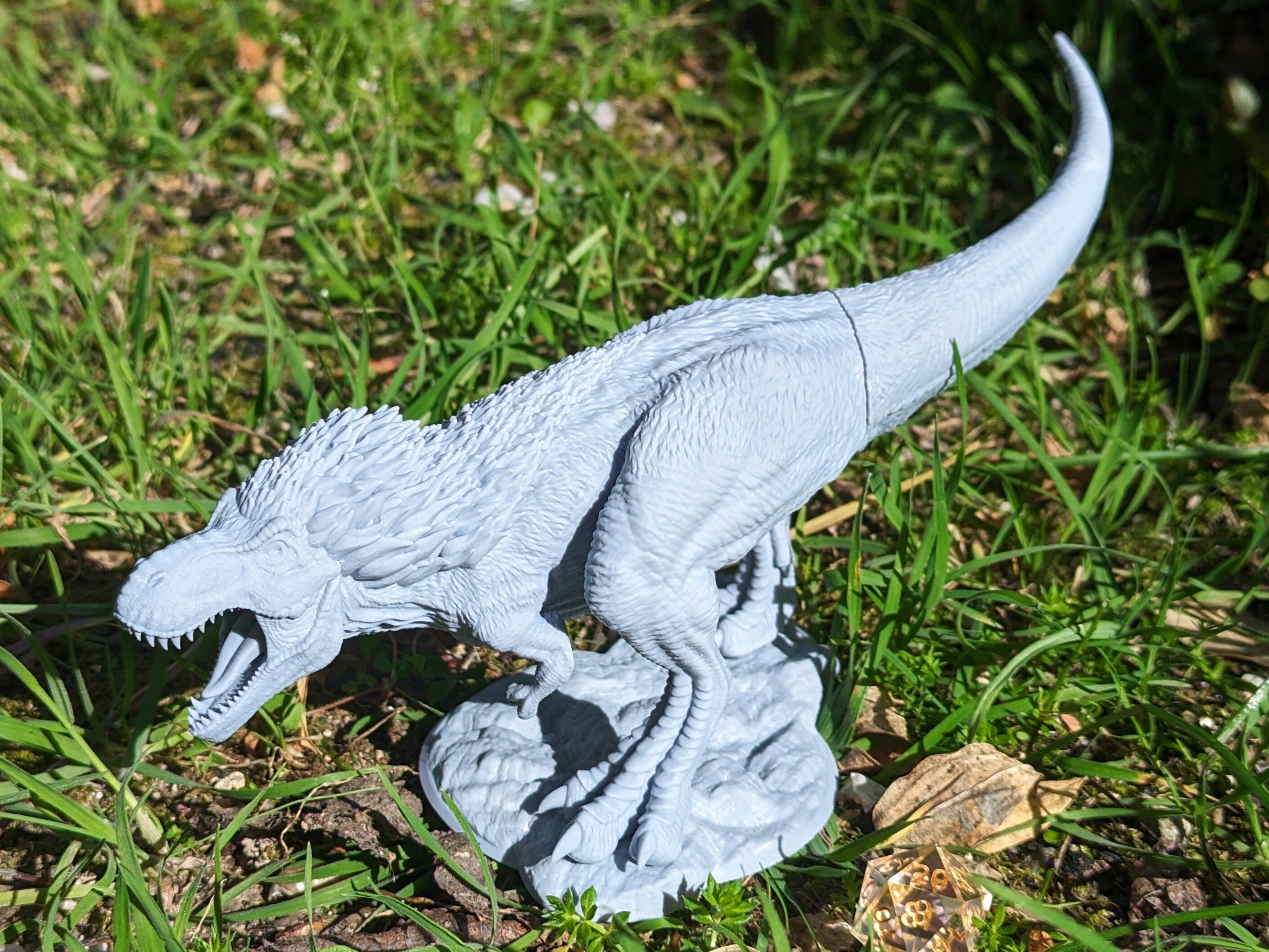 Feathered T-rex | 3d Printed Miniature for Painting, Tabletop Game, Dnd ...