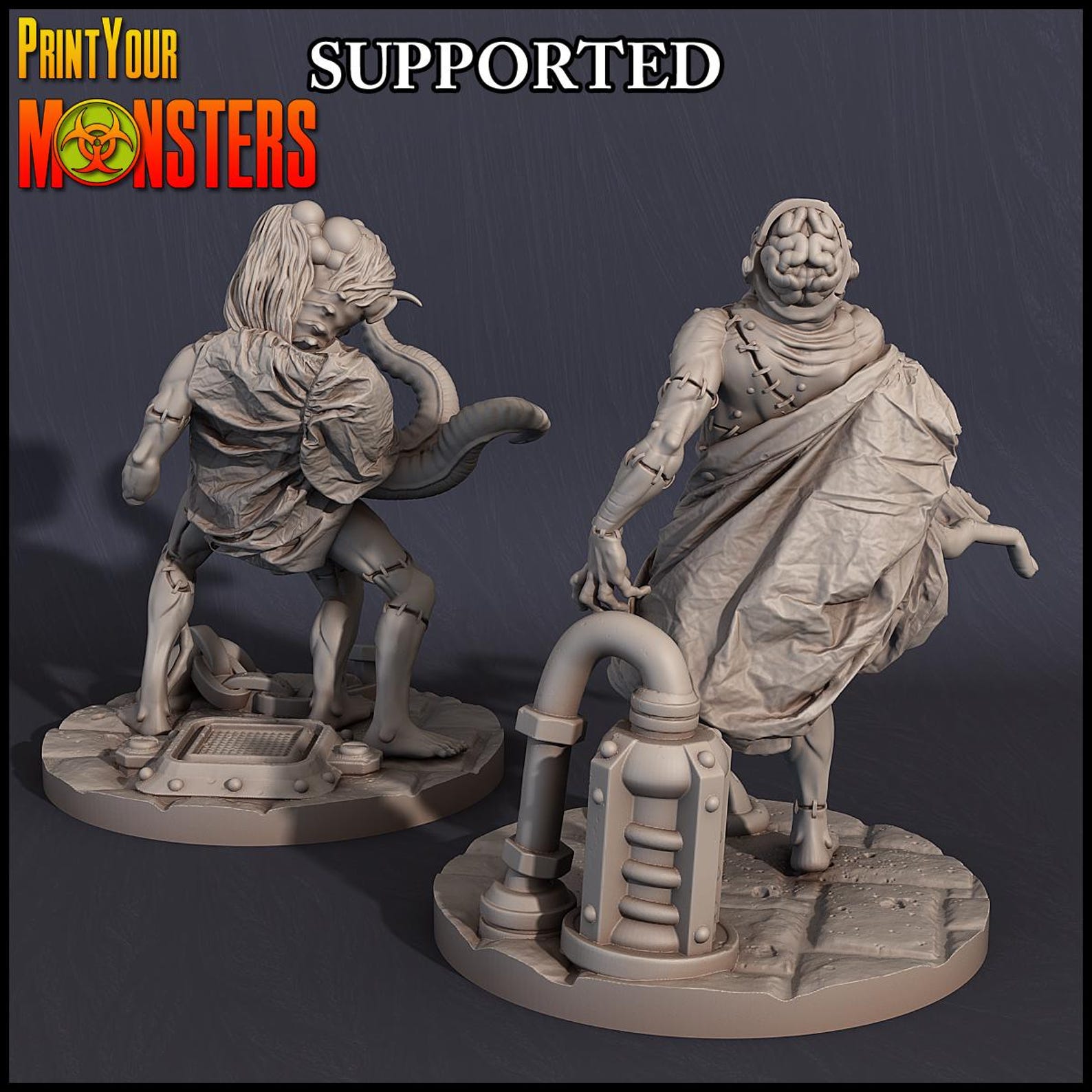 Dr Richler's Horrifying Laboratory | 3d Printed Miniature for Painting ...