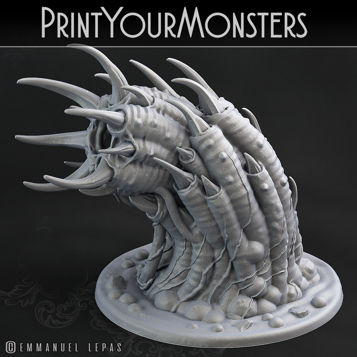 Swamp Worm | Miniature for Painting, Tabletop Game, Dnd, Pathfinder - Etsy