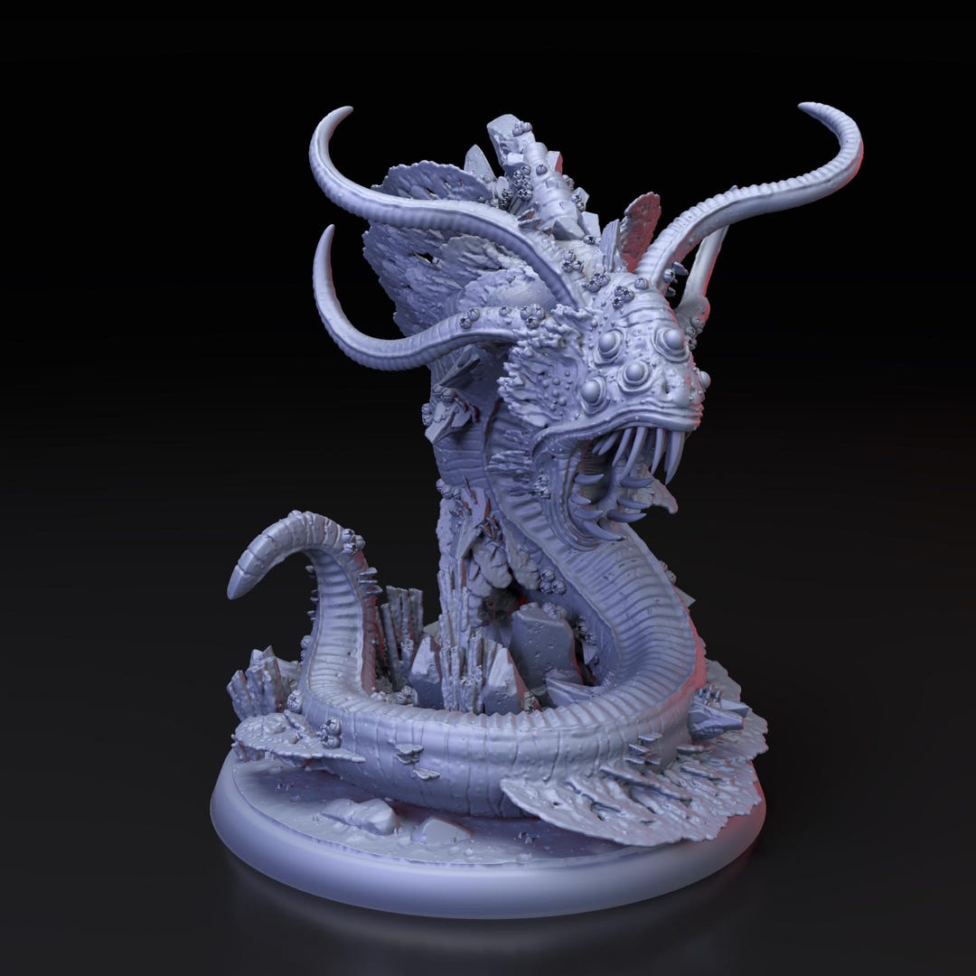 Dire Anglerfish | 3d Printed Miniature for Painting, Tabletop Game, Dnd ...