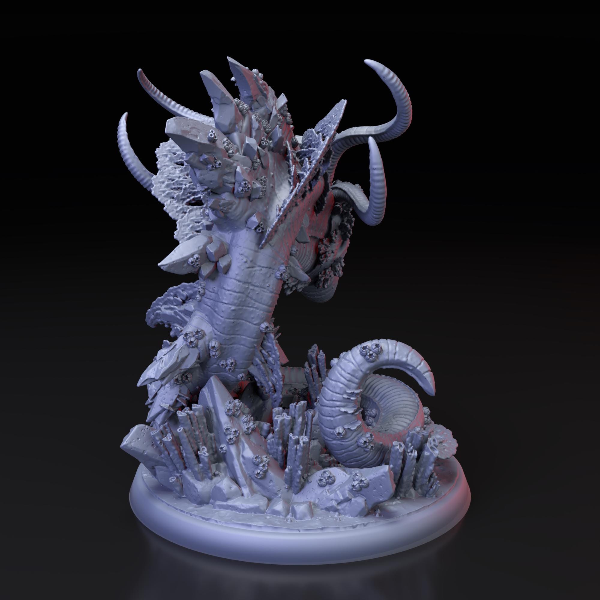 Dire Anglerfish | 3d Printed Miniature for Painting, Tabletop Game, Dnd ...