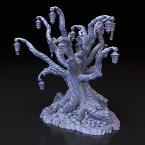 Witch Tree | 3d Printed Miniature for Painting, Tabletop Game, Dnd ...