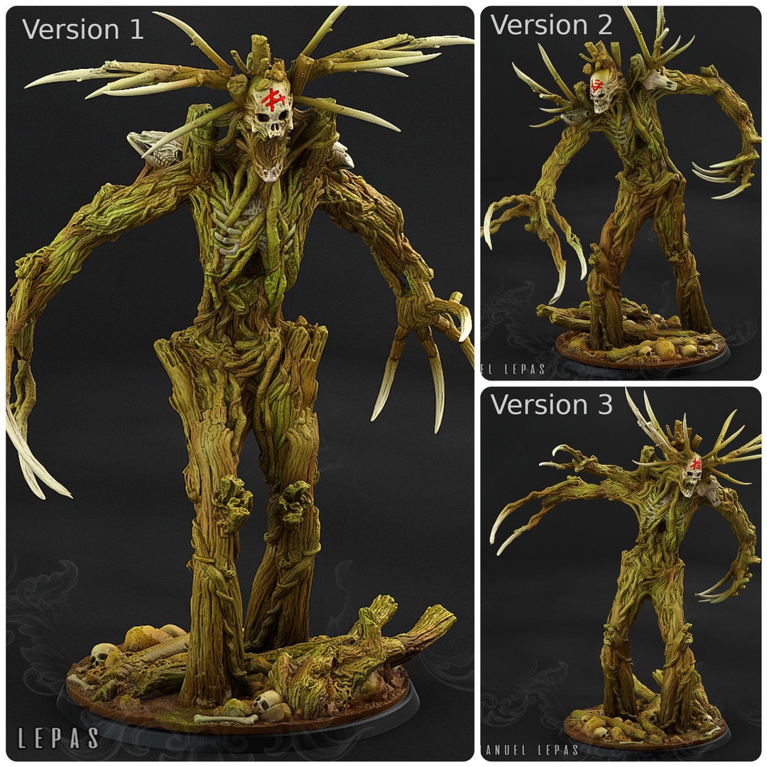 Shadowcreep Treants 3 Versions | 3d Printed Miniature for Painting ...