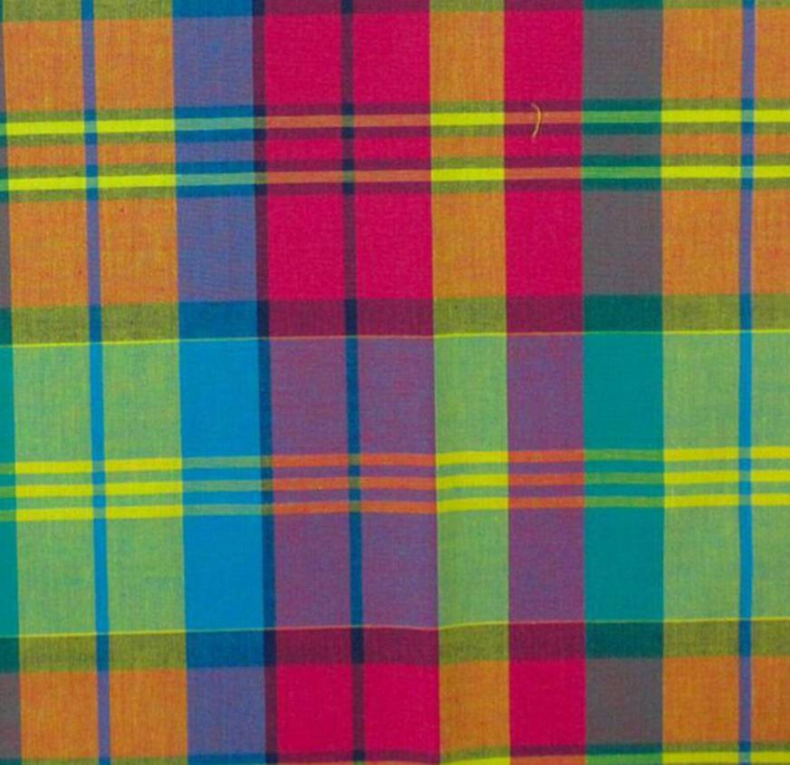 Cotton Fabric In Madras Number 25 Of 100 Cm X 140 Cm Fabric Sold By 1