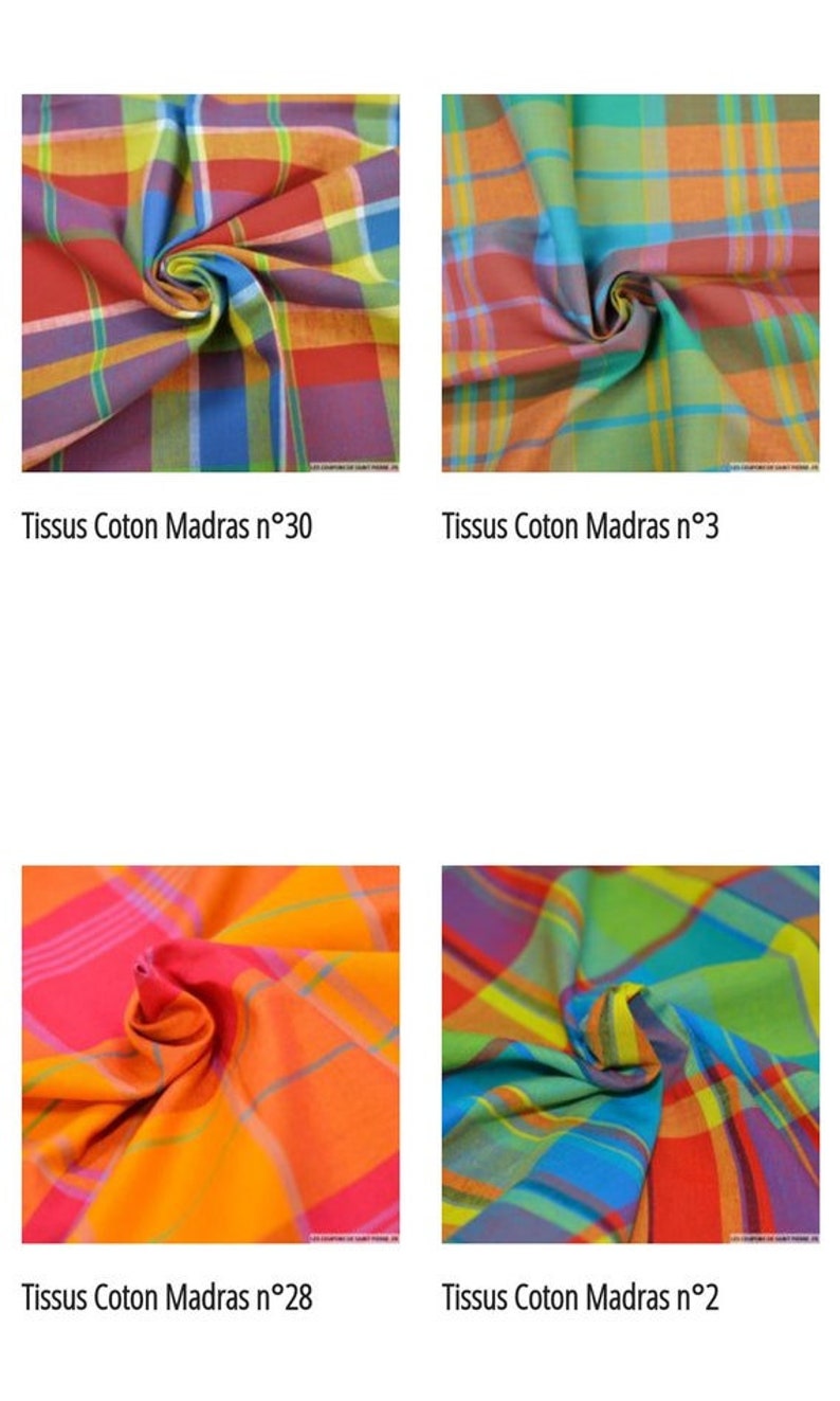 Long Gathered Skirt in Madras 100% Cotton With Pockets| Several Colors ...