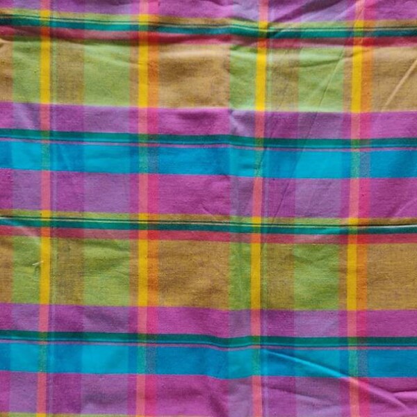 Caribbean Madras Fabric - Etsy
