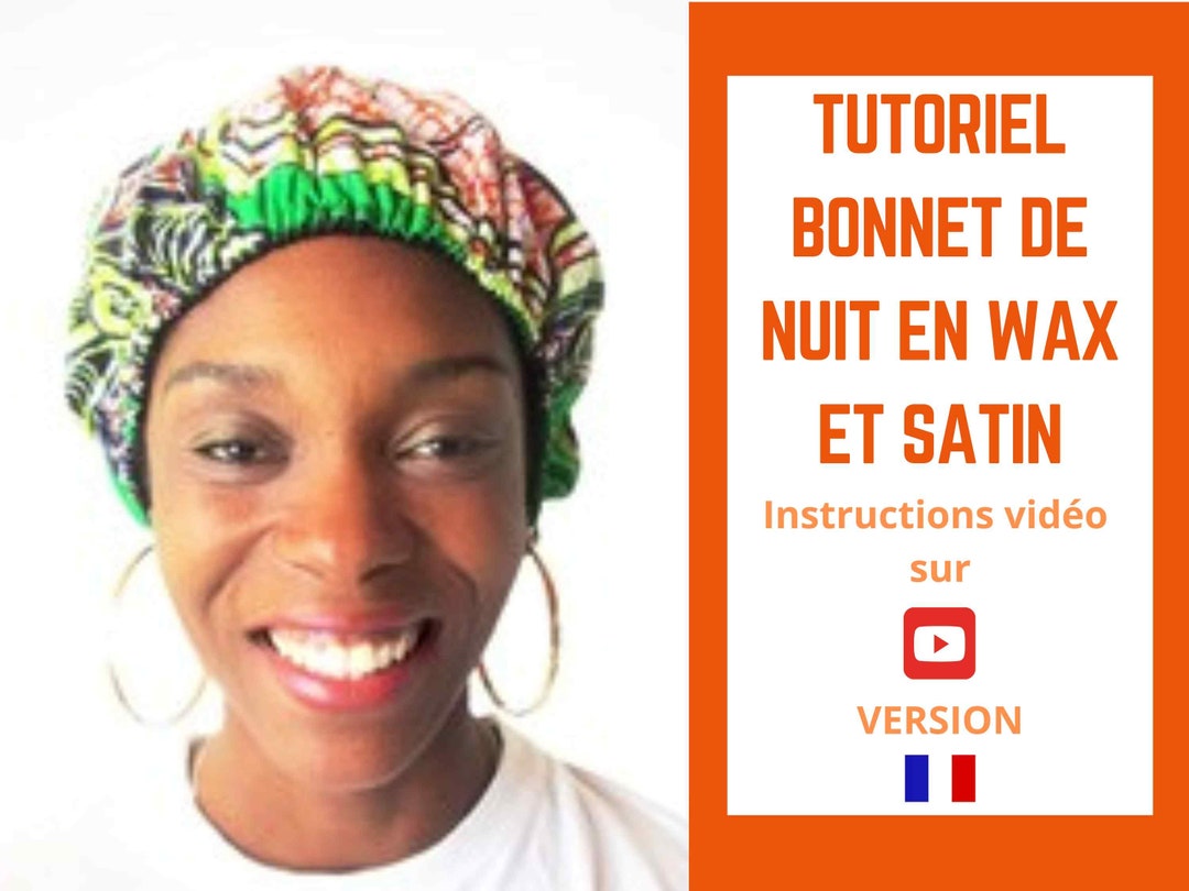 Wax and Satin Bonnet Sewing Tutorial Sewing Pattern to Download DIY ...