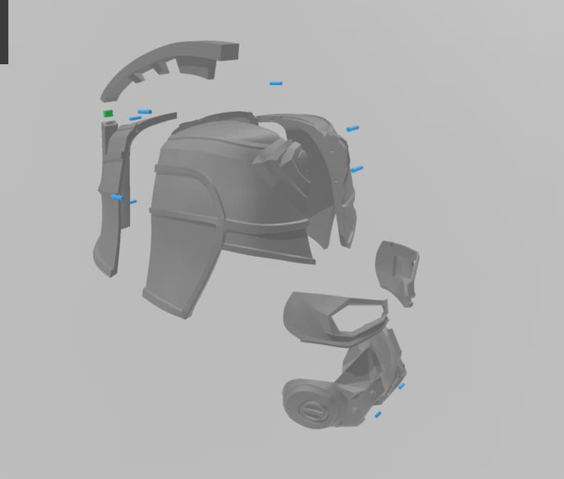 LOL Arcane Enforcer Helmet and Mask Armour STL File for 3D Printing - Etsy