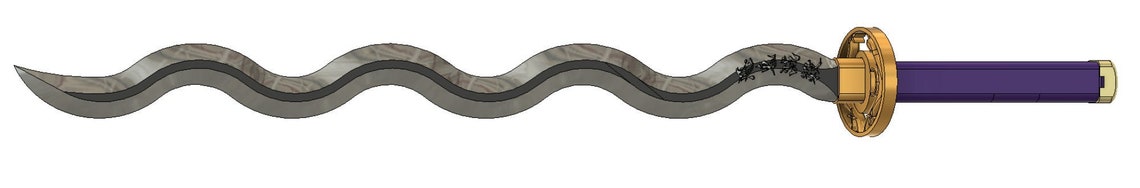 Devil Killer Snake Man Sword STL for 3d Printing - Etsy Canada