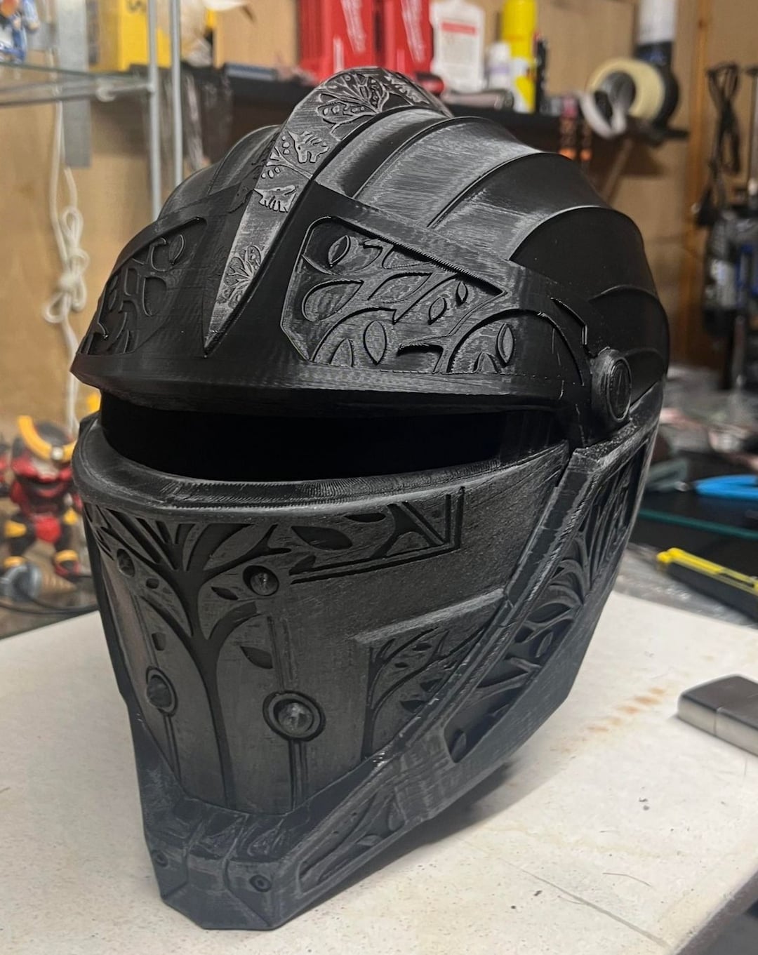Iron Companion Space Ninja Helmet STL for 3D Printing - Etsy