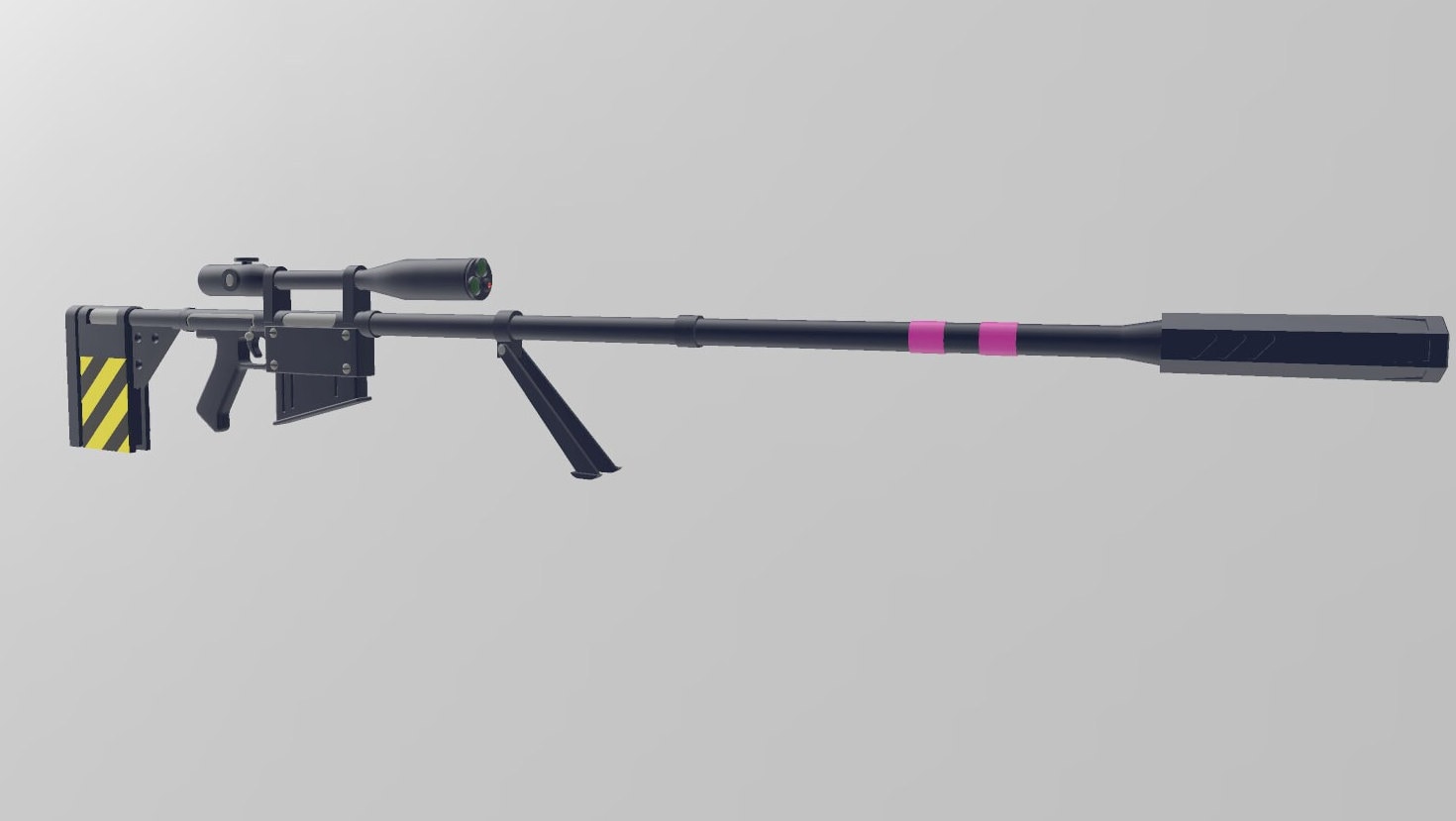 Gurren Lagann Yoko Littner Sniper Rifle STL for 3D Printing - Etsy