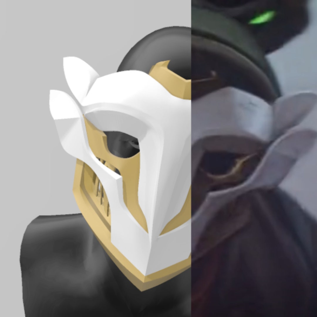 League of Legends Arcane INSPIRED Firelight Ekko Mask STL File for 3D ...