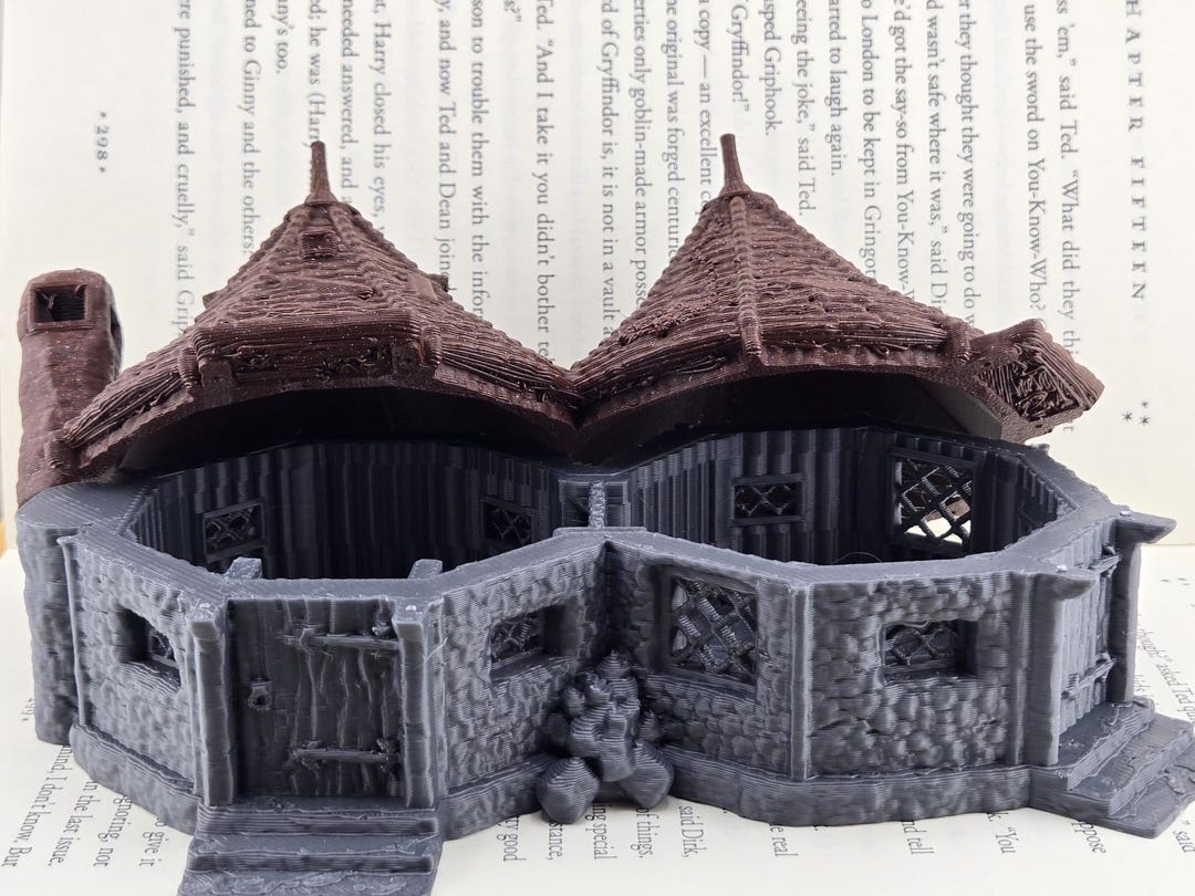 Wizard Cottage Box 3D Printed Magical Box Inspired by Giant Gamekeeper ...