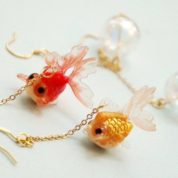 Fish Bowl Earrings - Etsy